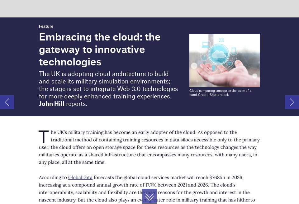 Embracing the cloud: the gateway to innovative technologies - Thematic Take: Cloud