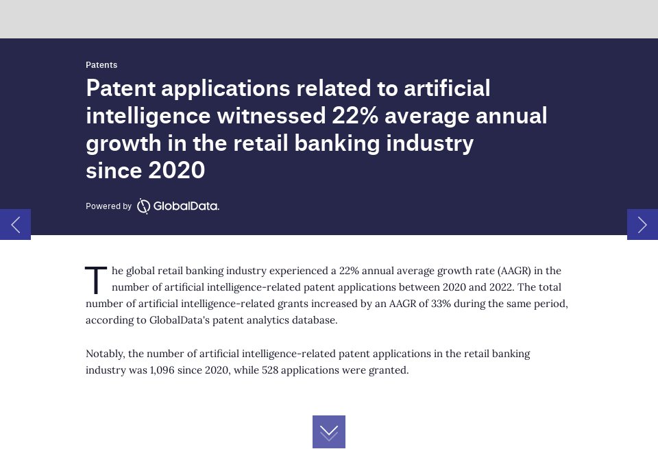 Artificial intelligence patent applications in the global retail ...