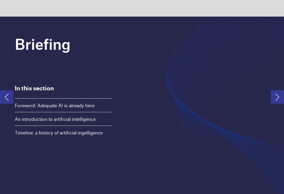 Briefing - Thematic Take: Artificial Intelligence
