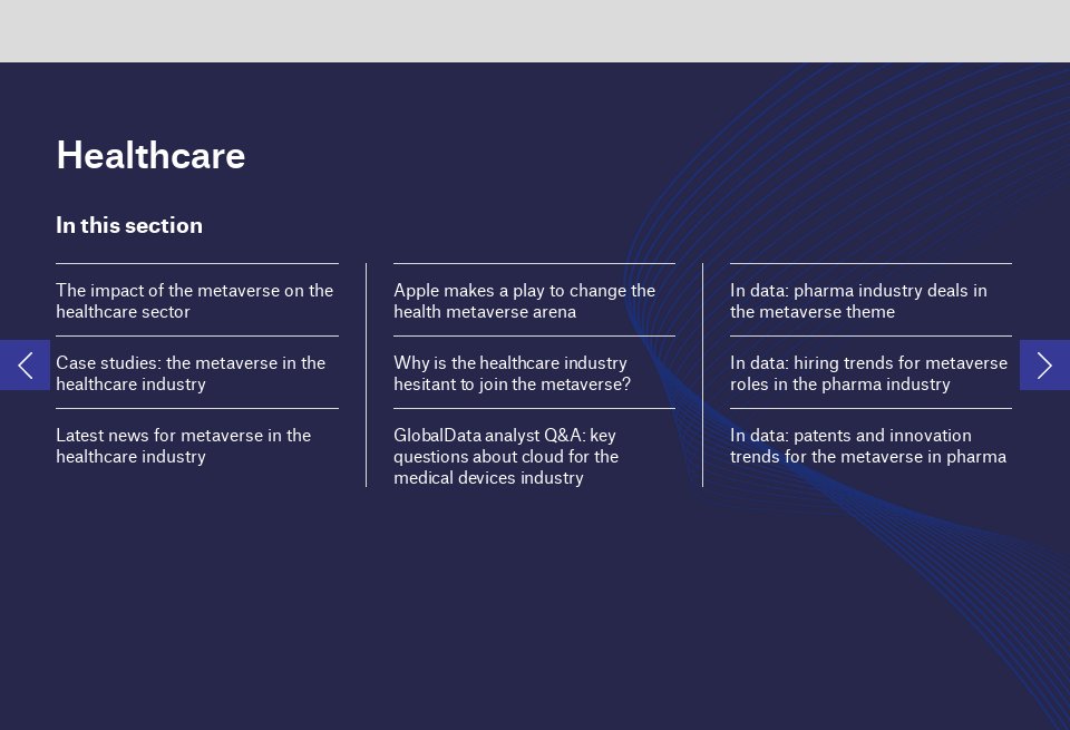 Case studies: the metaverse in the healthcare industry - Thematic Take ...