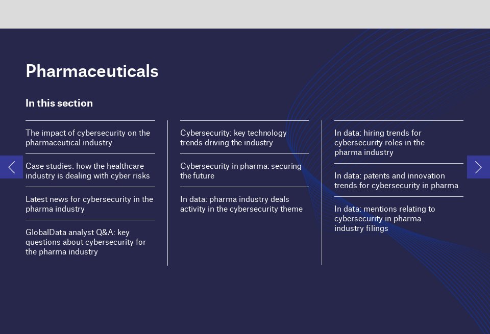 Case studies: cybersecurity in the pharmaceutical industry - Thematic ...