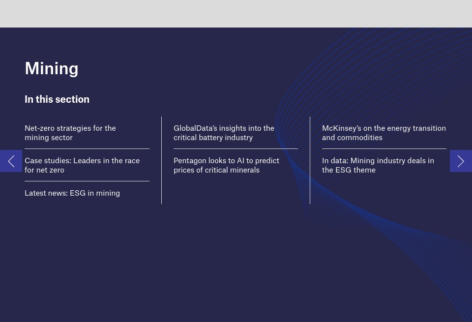 Mining - Thematic Take: ESG in 2024