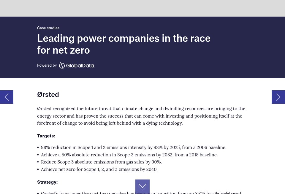 Leading power companies in the race for net zero - Thematic Take: ESG ...